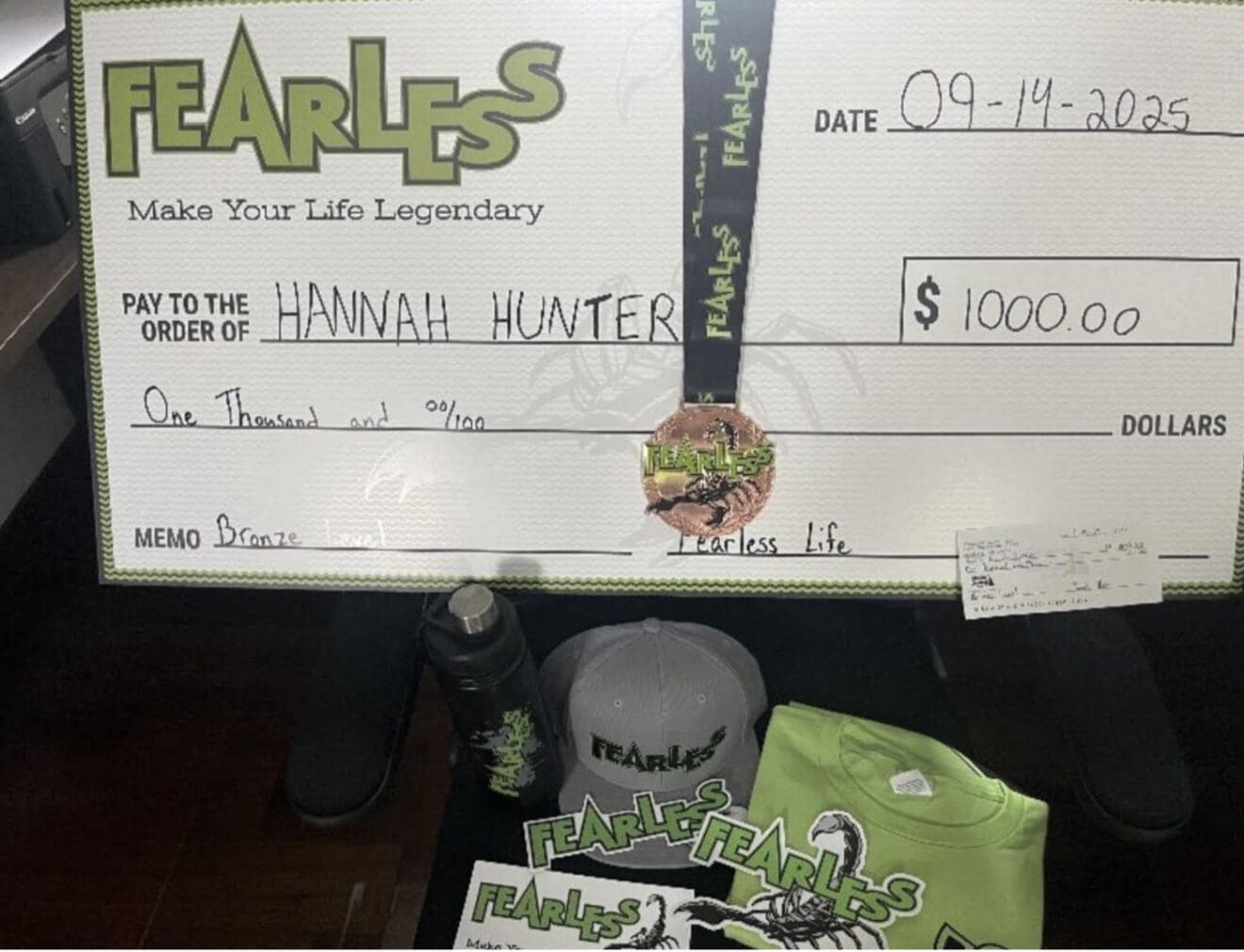 Hannah Hunter - Level Bronze - Fearless Life